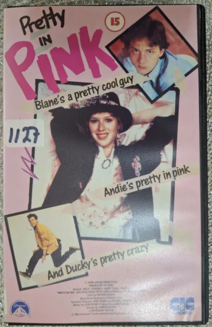 Pretty In Pink Vhs Cic Paramount Big Box Ex Rental Prepost Cert John Hughes £1200 Picclick Uk