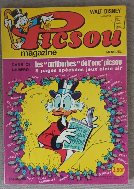 PICSOU MAGAZINE N 42 Les "Antibarbes" De L Onc' Picsou Écriture Sur ...