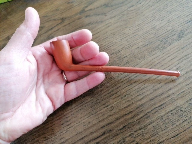 ANCIENNE PETITE PIPE fine terre cuite Scouflaire à Onnaing 59 Nord ...