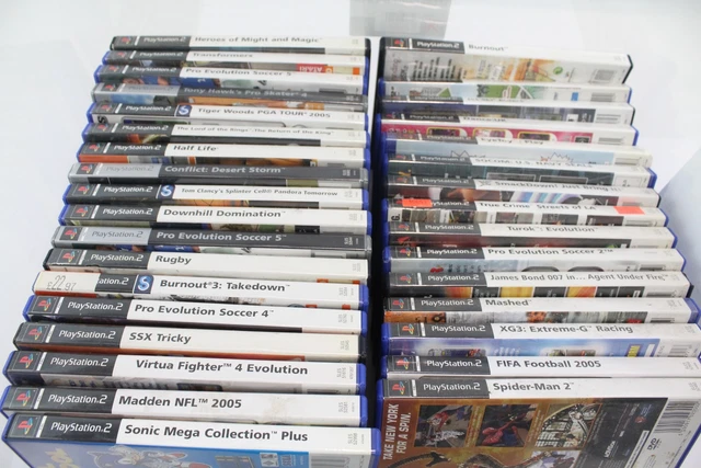 SONY PLAYSTATION 2 Games Bundle Collection Some with Booklet Some ...