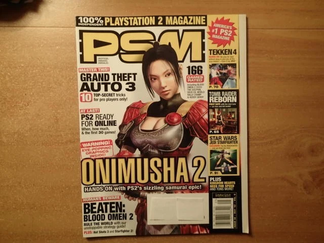 PSM PLAYSTATION MAGAZINE-ISSUE 58 MAY 2002 VOL 6-Onimusha 2 Blood Omen ...