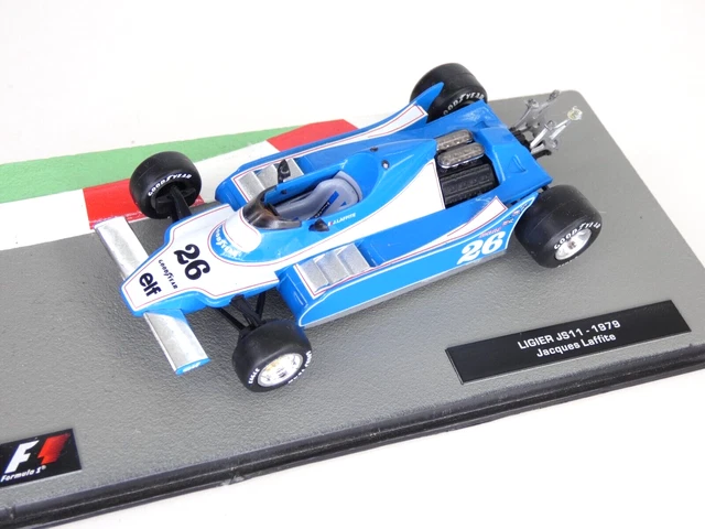 JACQUES LAFFITE LIGIER JS11 Formula 1 Toy Model Collectible Car 1:43 ...