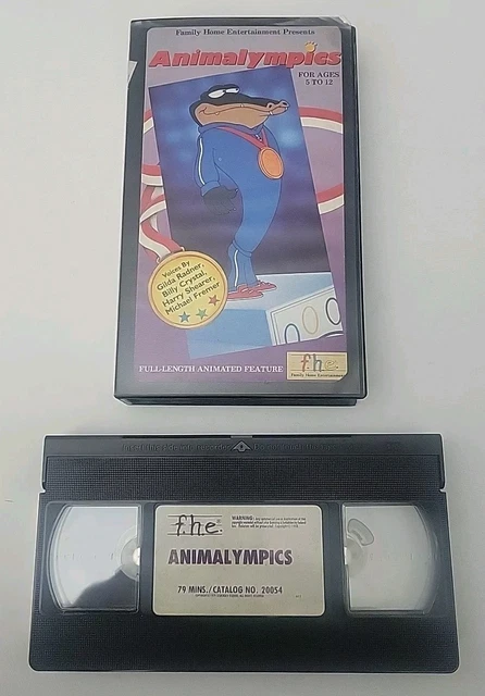 ANIMALYMPICS VHS OOP FHE Gilda Radner, Billy Crystal Children's ...