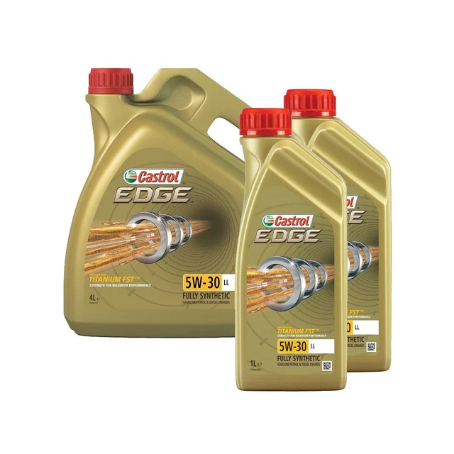CASTROL EDGE TITANIUM FST 6L High Performance Fully Synthetic 5W30 LL ...