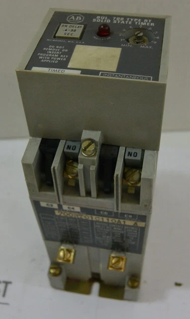 ALLEN BRADLEY 700RT01C110A1 series A 700-RT Solid state timer Relay ...
