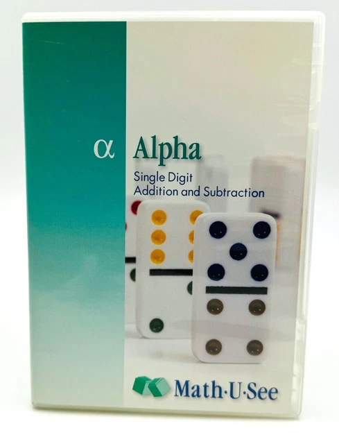 ALPHA SINGLE-DIGIT ADDITION and Subtraction DVD Math-U-See Mathematics ...