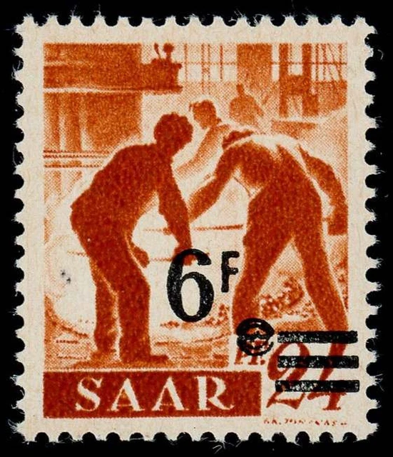 SAARLAND NR. 233 I postfrisch Urdruck geprüft Geigle BPP [462] EUR 2,50 ...