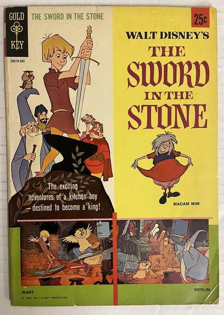 WALT DISNEY’S THE Sword in the Stone (1962) Gold Key $35.00 - PicClick