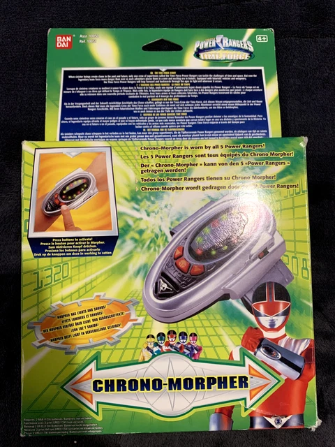 POWER RANGERS TIME Force Chrono Morpher complete and working with box £ ...