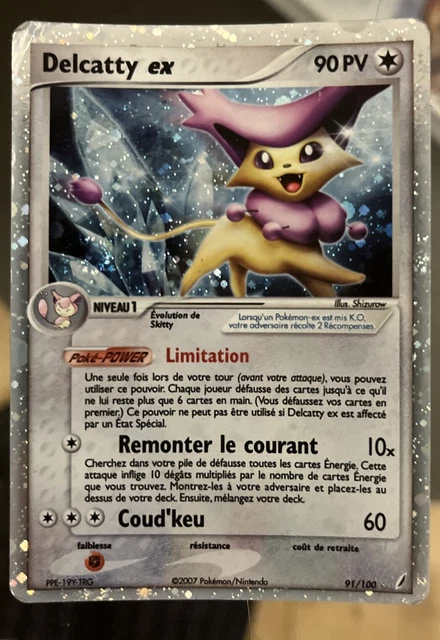 CARTE POKÉMON DELCATTY EX 91/100 - EX Gardiens de Cristal EUR 200,00 ...