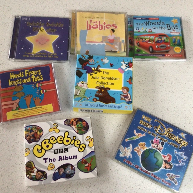 18 CHILDREN’S MUSIC CD’s. CBeebies, Disney, Julia Donaldson Collection ...