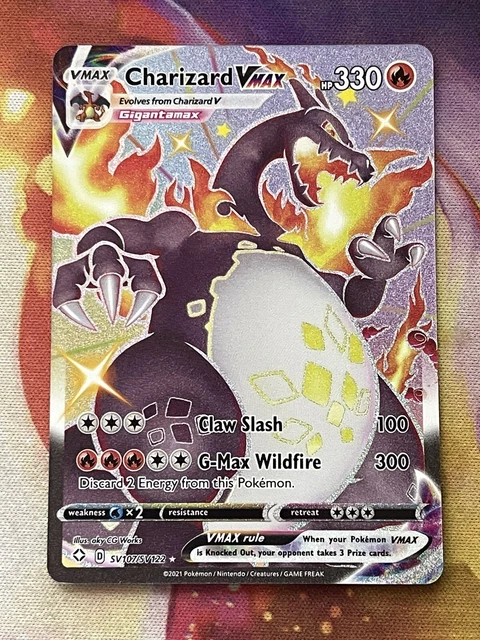 CHARIZARD VMAX SV107/SV122 Ultra Rare Shining Fates Pokemon Card EUR ...