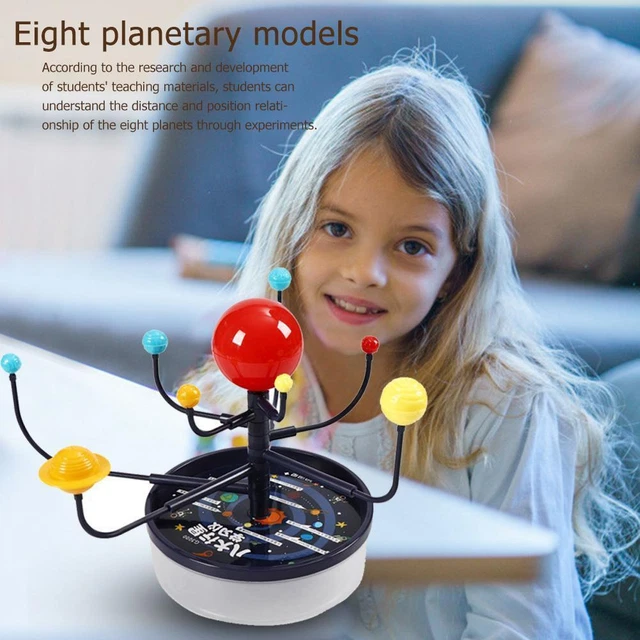 SOLAR SYSTEM EIGHT Planets Model Educational Toy DIY Science Experiment ...