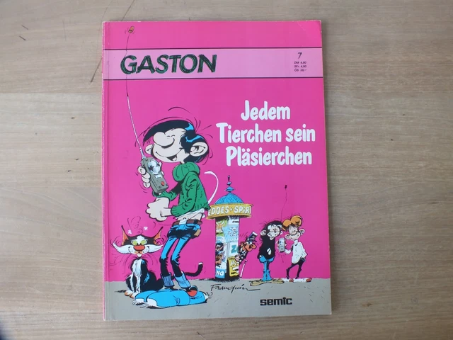 GASTON NR. 7 Jedem Tierchen sein Pläsierchen André Franquin Comic EUR 8 ...