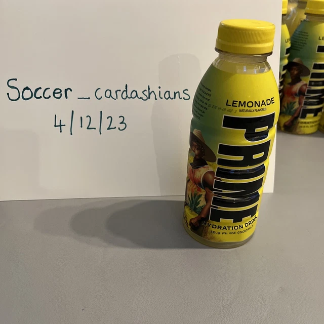 PRIME HYDRATION LEMONADE Venice Beach Limited Edition Bottle Sealed ...