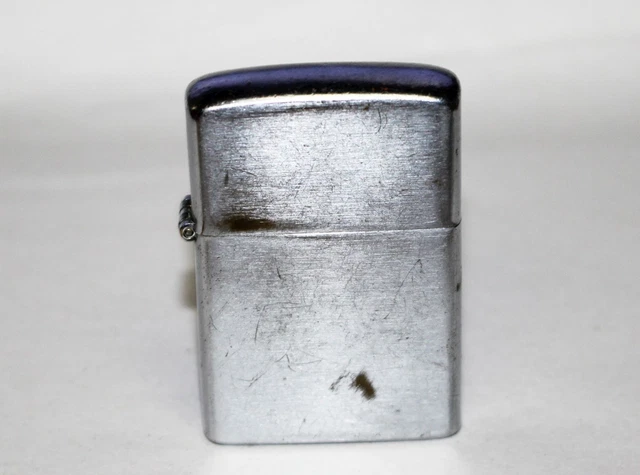 VINTAGE FLIP TOP Zippo Pocket Cigarette Lighter 111 Chrome Wind Guard ...