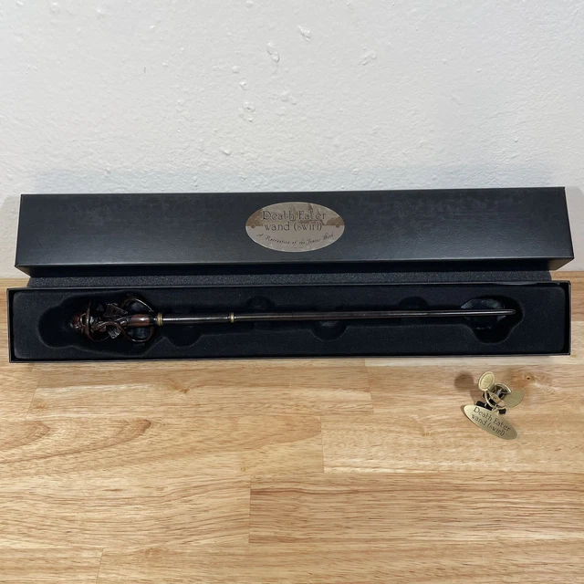 HARRY POTTER DEATH Eater Skull Swirl Wand Replica THE NOBLE COLLECTION ...