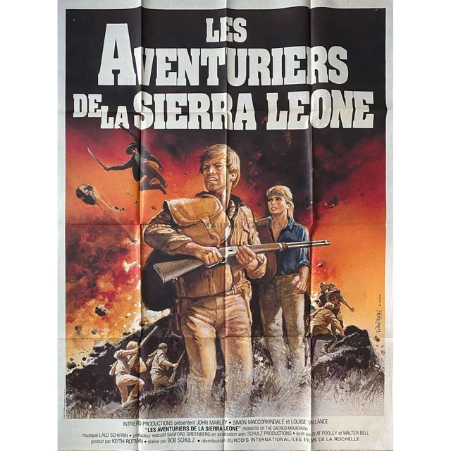 LES AVENTURIERS DE LA SIERRA LEONE Affiche de cinéma - 120x160 cm. - 1982 - Joh EUR 21,99 ...