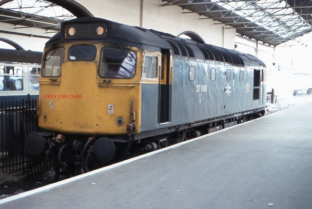 ORIGINAL 35MM SLIDE: Class 27 27049 @ Inverness 1985 £4.99 - PicClick UK