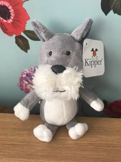 TIGER THE DOG From Kipper By Mick Inkpen Soft Toy Plush Grey Puppy £24. ...