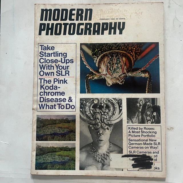 1960S MODERN PHOTOGRAPHY Magazine Art Psychedelic Kodachrome German SLR ...