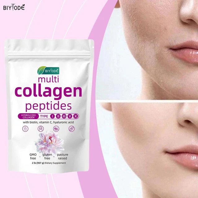 MULTI COLLAGEN PEPTIDES Powder - Hydrolyzed Protein Peptides 907g £25. ...