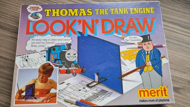 THOMAS THE TANK engine Look 'N' Draw box set vintage £10.00 - PicClick UK