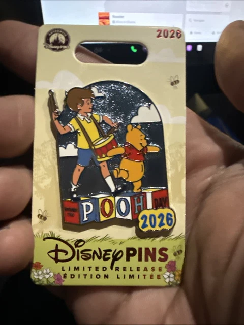 WINNIE THE POOH Day 2026 Day of Note Disney Pin | LR $54.92 - PicClick CA