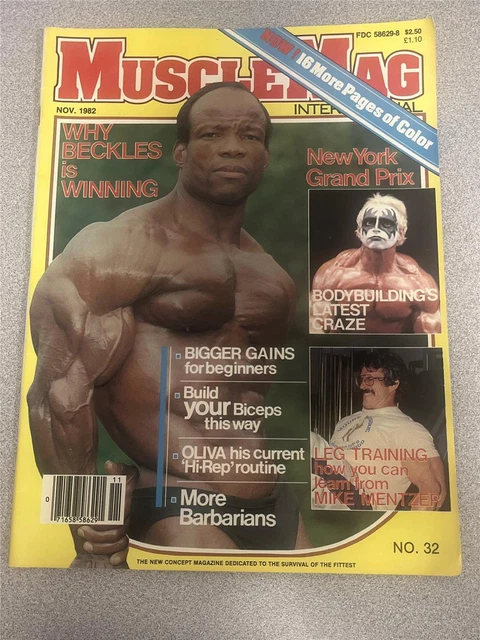 MUSCLEMAG #32 BODYBUILDING muscle magazine ALBERT BECKLES & MIKE ...