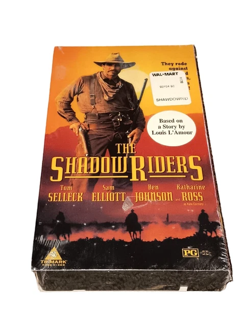 THE SHADOW RIDERS (VHS 2005) Tom Selleck Sam Elliott. Sealed BRAND NEW ...