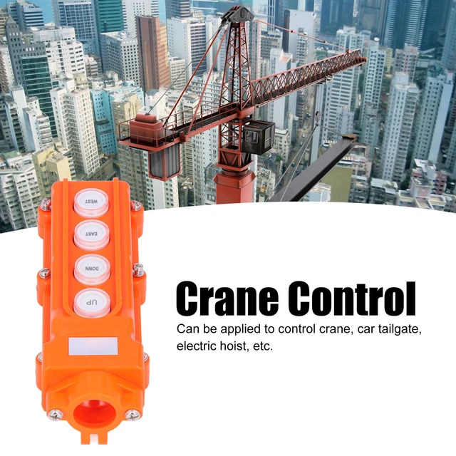CRANE REMOTE CONTROL Hoist Switch Push Button Box Controller Rainproof 220V/ ZC £12.78 - PicClick UK