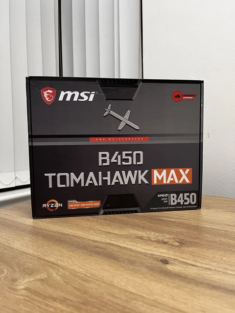 MSI B450 TOMAHAWK Max Motherboard | BOX & ACCESSORIES ONLY | ATX | AM4 ...