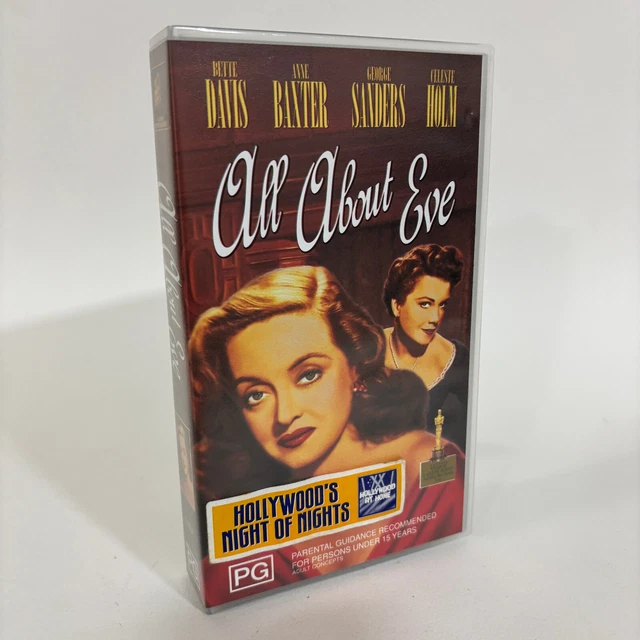ALL ABOUT EVE VHS 1950 Bette Davis Anne Baxter - AUS SELLER £14.97 ...