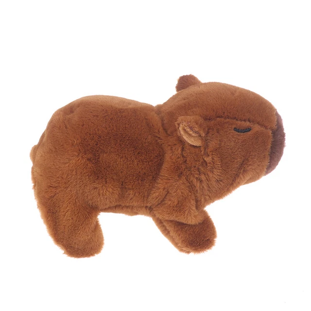 CUTE ELECTRONIC PLUSH Capybara Toy Can Walk Squeak Soft Stuffed ...