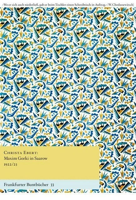 MAXIM GORKI IN Saarow 1922/23 von Christa Ebert EUR 5,99 - PicClick DE