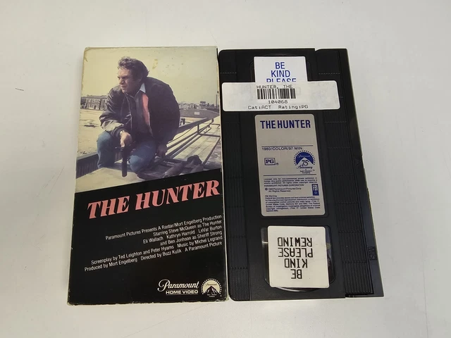 THE HUNTER VHS 1980 First Release Paramount Steve McQueen RARE £10.31 ...