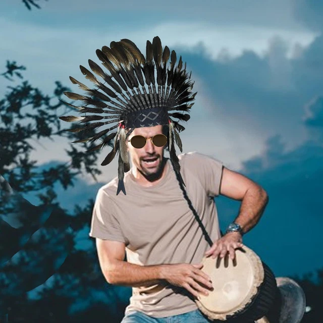 AMERICAN CHIEF INDIAN Native Hat Photo Props Hair Band Headwear ...