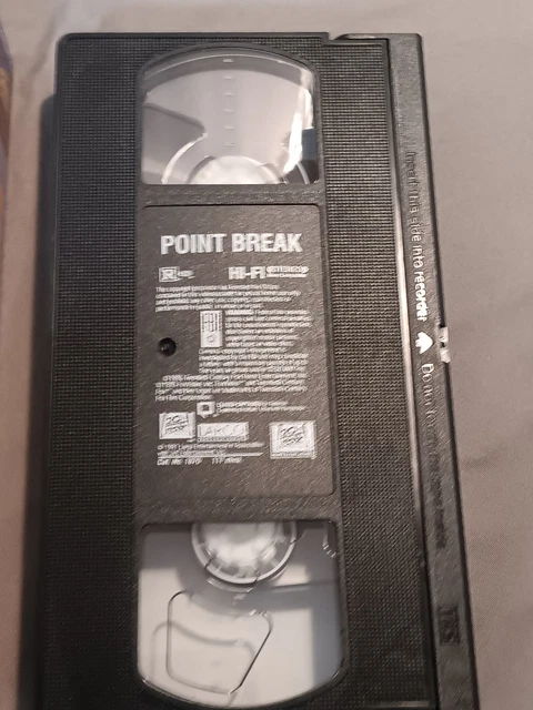 POINT BREAK (1991) VHS - Patrick Swayze / Keanu Reeves / Gary Busey ...