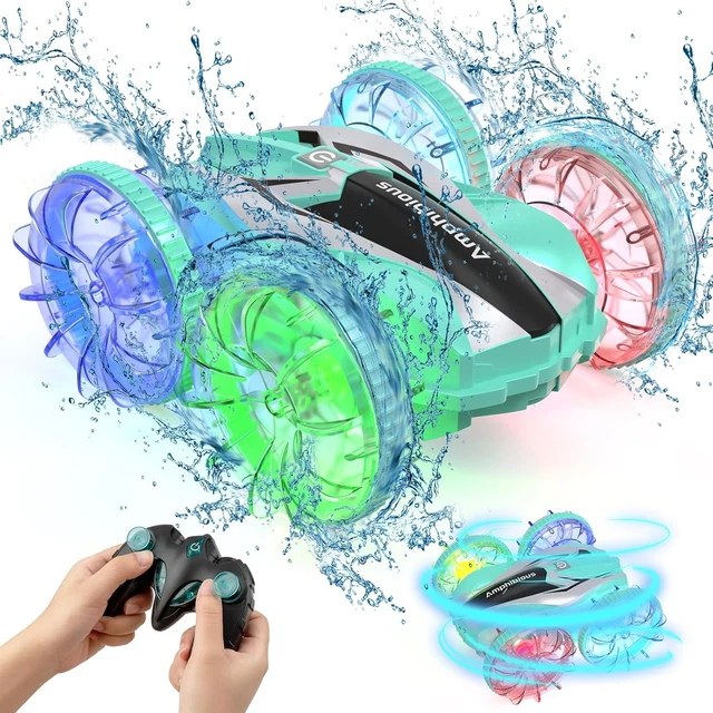 AMPHIBIOUS REMOTE CONTROL Car, 2.4Ghz RC Toy, 360° Stunt Vehicle ...