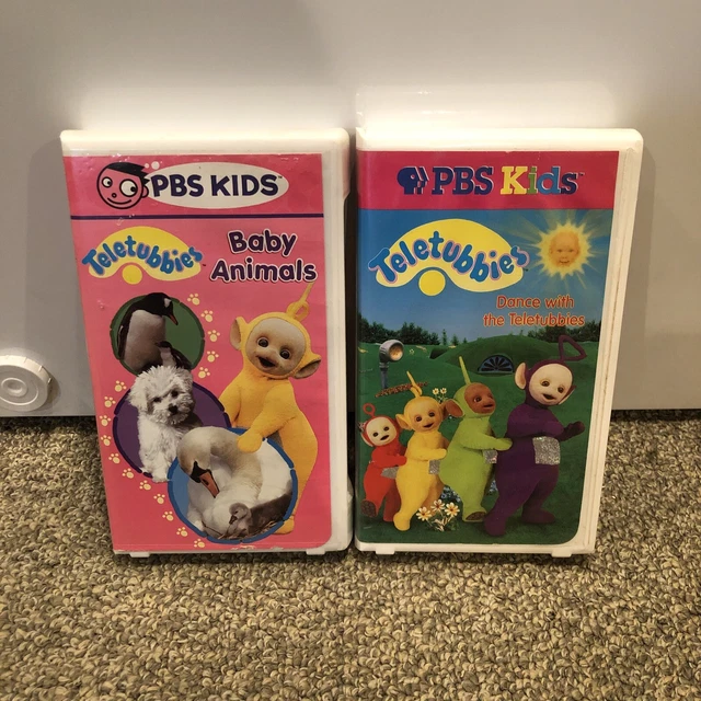 TELETUBBIES VHS LOT Of 2 Baby Animals And Dance With The Teletubbies ...
