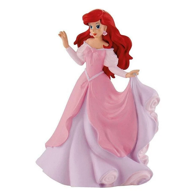 LITTLE MERMAID PRINCESS Ariel Pink Bullyland #12312 toy disney cake ...