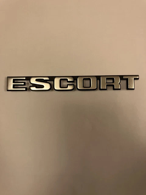 GENUINE FORD ESCORT Mk2 Boot Badge New Old Stock £30.00 - PicClick UK