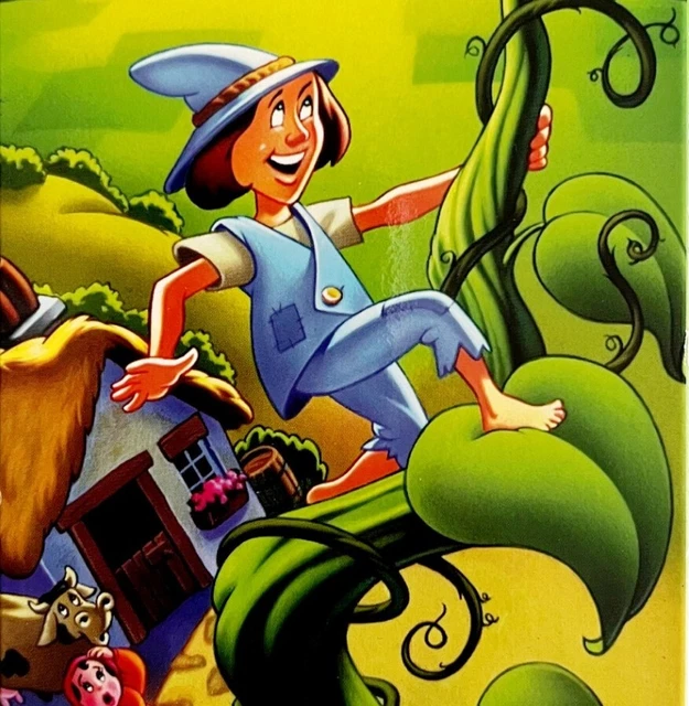 JACK AND THE Beanstalk Animated Vintage VHS 1990 Golden Films Cartoon ...