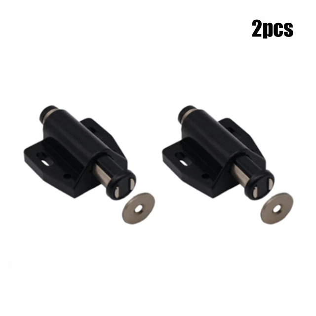 PUSH TO OPEN Touch Latch 46mm X 38mm Accessaries Black Cabinet Drawer ...