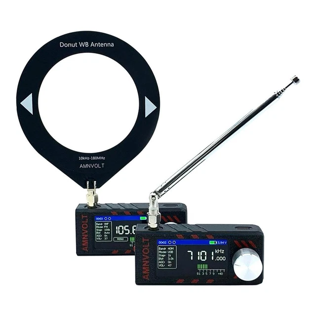 UPGRADED ATS MINI V3 SI4732 Full-Band DSP Radio Pocket Receiver FM AM ...