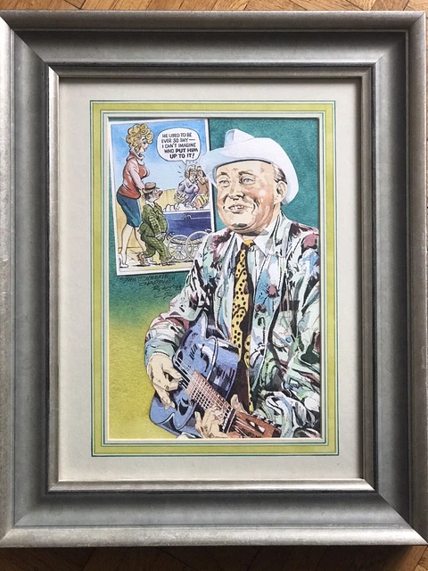 BOB COX ORIGINAL Watercolour & Cartoonist - Max Miller - Cheeky Chappie ...