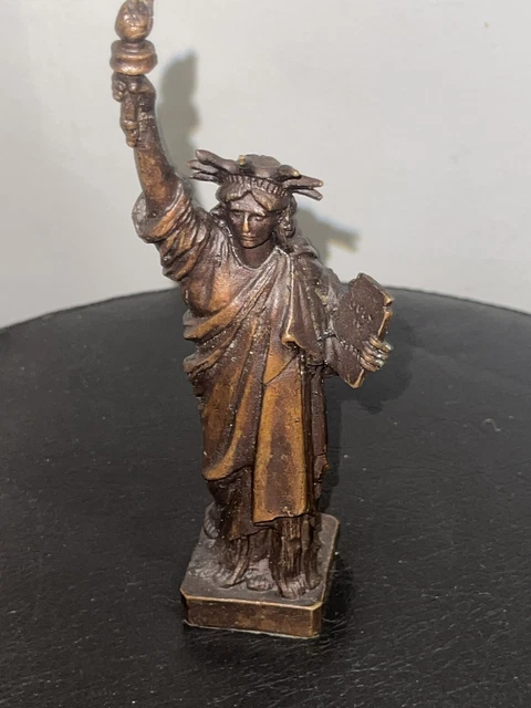 STATUETTE REPRODUCTION EN bronze Statue De La Liberté EUR 35,00 ...