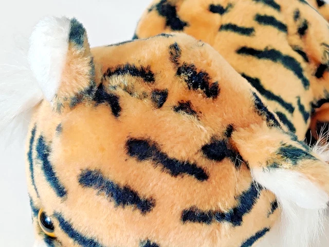 R. DAKIN TIGER Plush January 1984 Vintage Soft Toy Birthday Animal ...