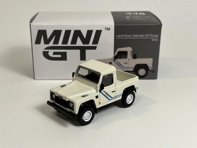 LAND ROVER DEFENDER 90 Pick Up Blanc Échelle 1:64 Mini GT MGT00338L EUR ...