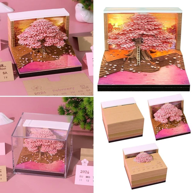 2026 PAPER CARVING Calendar Cultural & Creative Commemorative 3D Gift ...